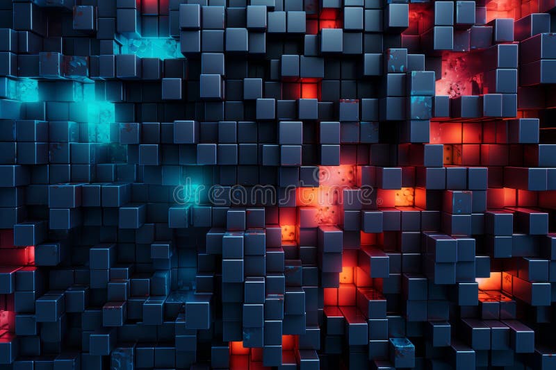 Abstract Light Minimalism a Fusion of Geometric Shapes and Robotic ...