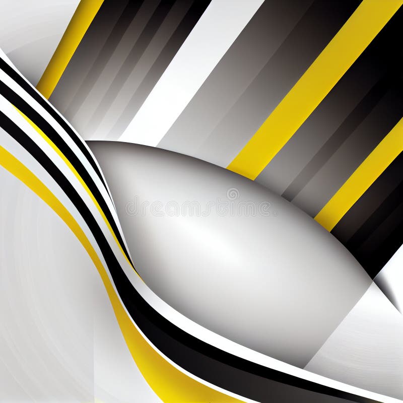 Abstract Light Motion Grey Yellow Lines Background Stock Image - Image ...