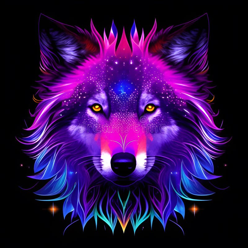 Neon Wolf Stock Illustrations – 544 Neon Wolf Stock Illustrations ...