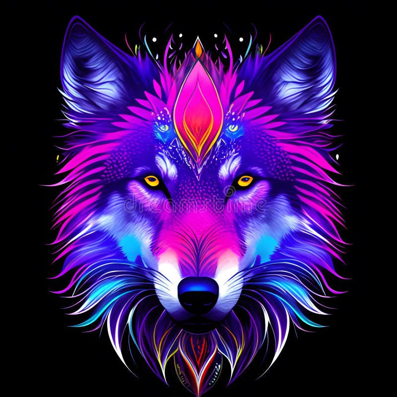 Neon Wolf Stock Illustrations – 544 Neon Wolf Stock Illustrations ...
