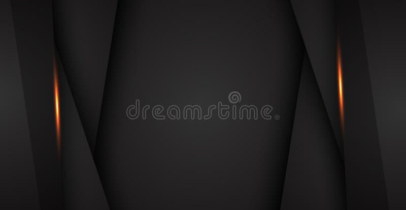 Abstract Light Orange Black Space Frame Layout Design Tech Triangle ...