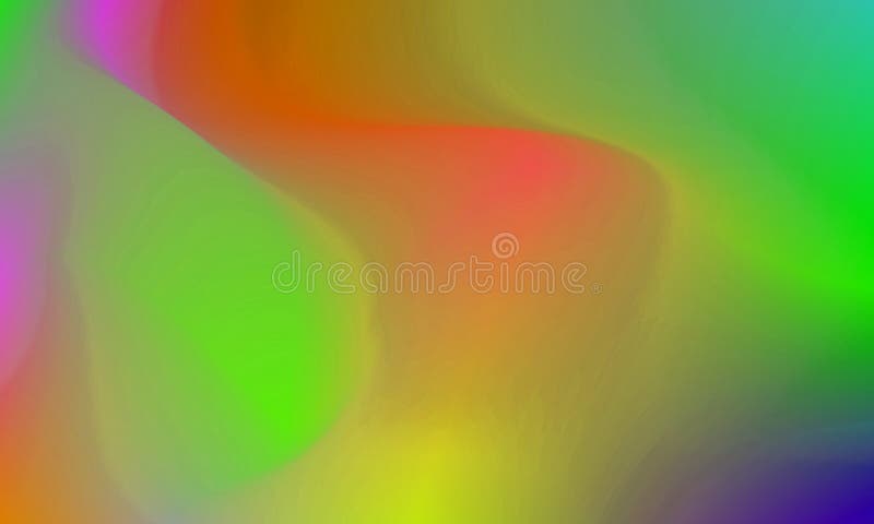 Abstract Light Orange and Colored Leak Rainbow Distortion Swirl Overlay ...