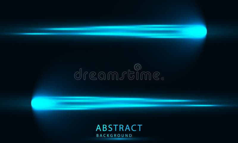 Abstract Light Out Technology Background with Blue Light . Stock Vector ...