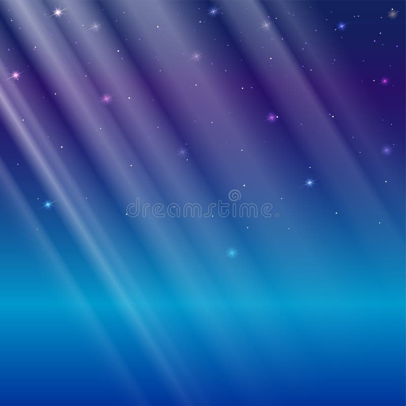 Abstract Light Overlay Effect on Blue Background Stock Vector ...