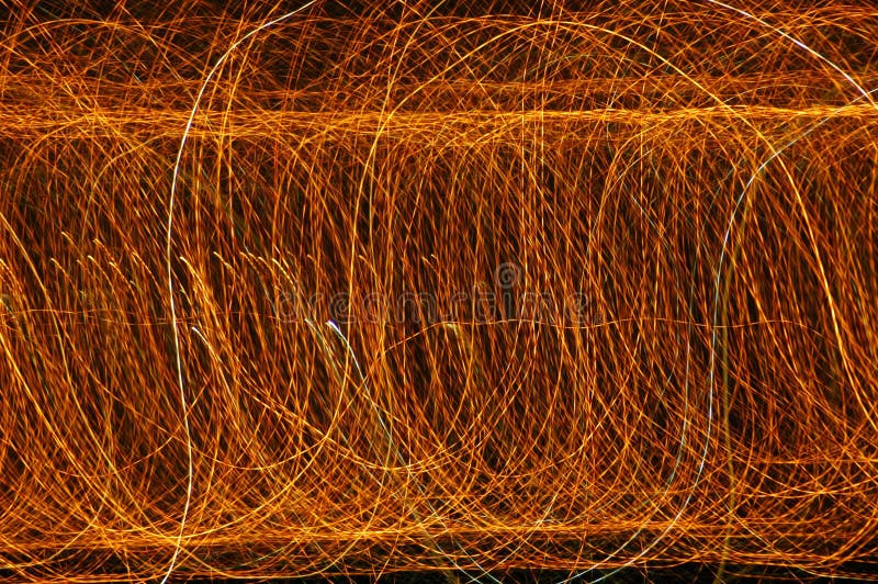 Abstract light painting stock image. Image of night, waved - 1123125