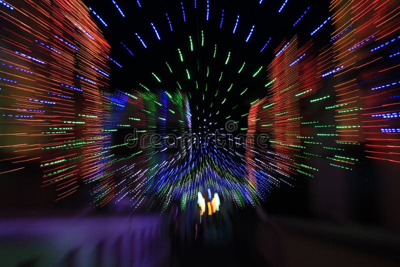 Abstract Colorful Lighting Gate. Stock Photo - Image of pandal ...