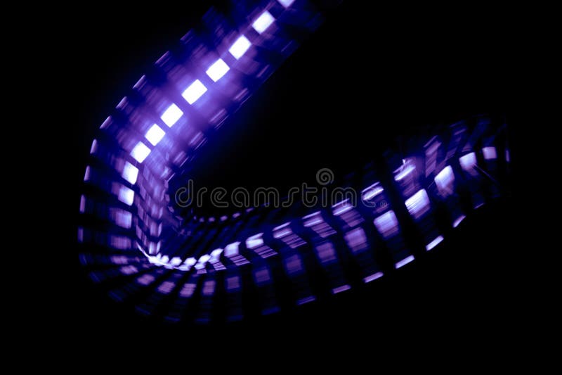 Abstract Light Painting. Photography with Lights and Long Exposure ...