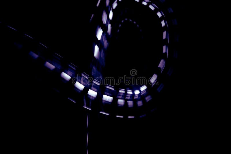 Abstract Light Painting. Photography with Lights and Long Exposure ...