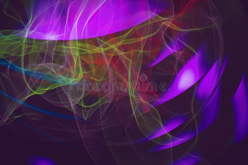 Abstract Light Painting Photography. Long Exposure Photography Stock ...