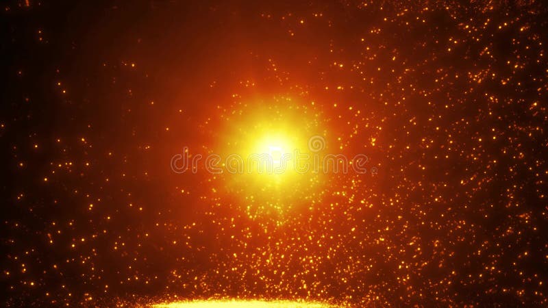 Abstract Light Particle Background Slow Motion Stock Video - Video of ...