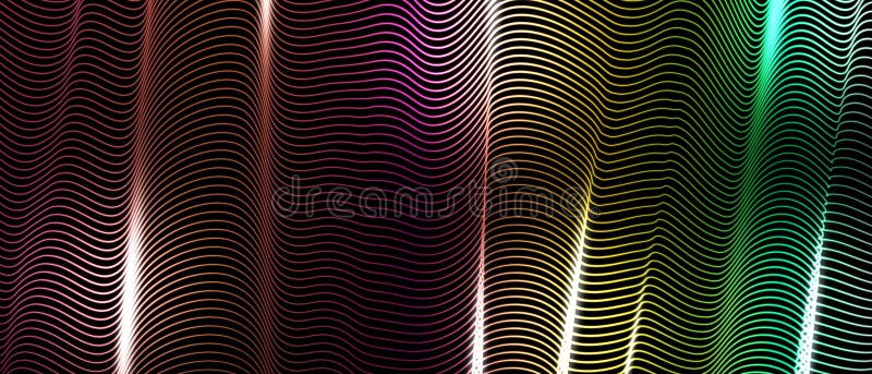 Abstract Light Pattern Concept Stock Illustration - Illustration of ...
