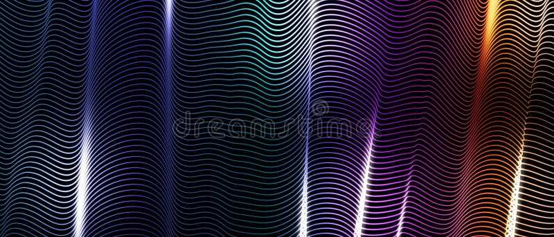 Abstract Light Pattern Concept Stock Illustration - Illustration of ...