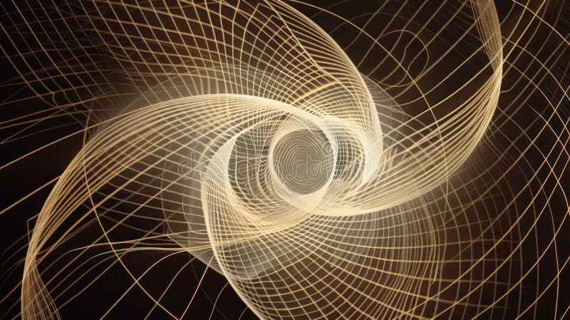 Abstract Light Patterns on Dark Background - Artistic Long Exposure ...