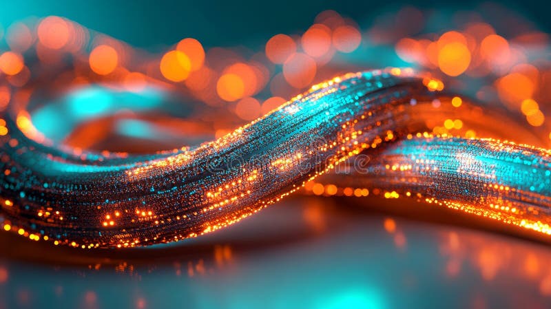 Abstract Light Patterns Emerge from the Dynamic Flow of Luminous Fibers ...