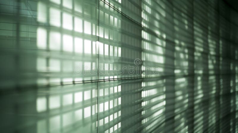 Abstract Light Patterns through Modern Office Window Blinds Stock Image ...