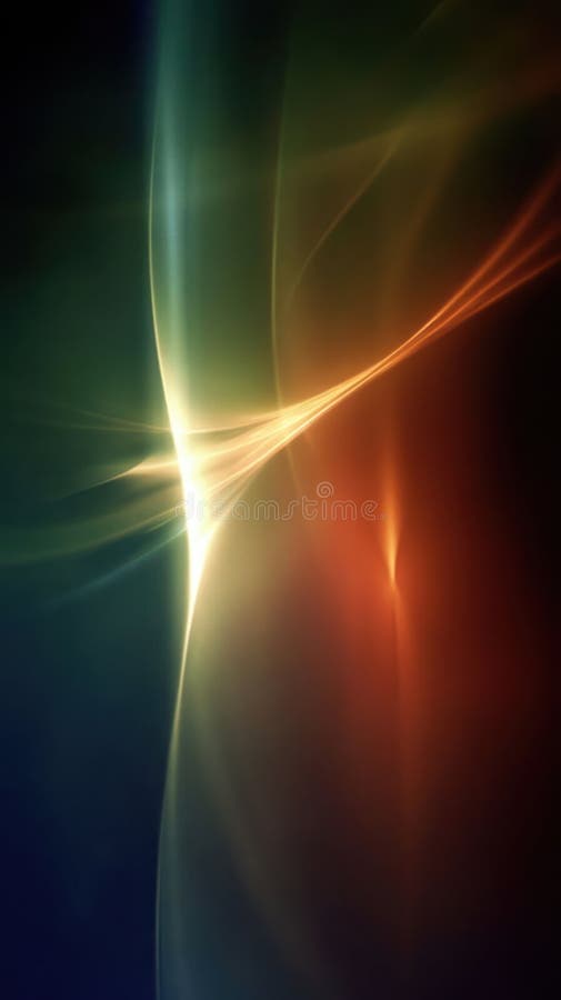 Abstract Light Patterns with Smooth Gradients in Warm and Cool Tones ...