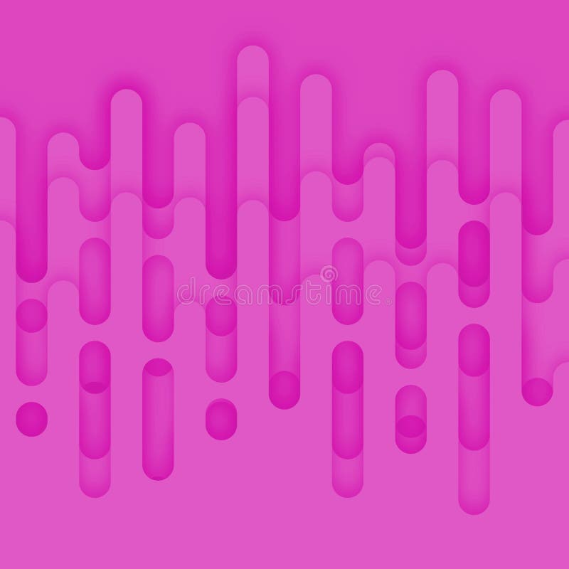 Abstract Light Pink Melt Wavy Rounded Line Halftone Flowing Geometry ...