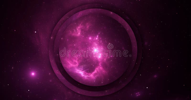 Abstract Light Pink Neon Geometric Circle Space Particles Texture and ...