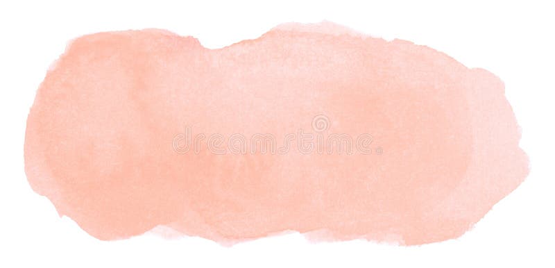 Abstract Light Pink Watercolor Brush Stroke with Stains Stock Photo ...