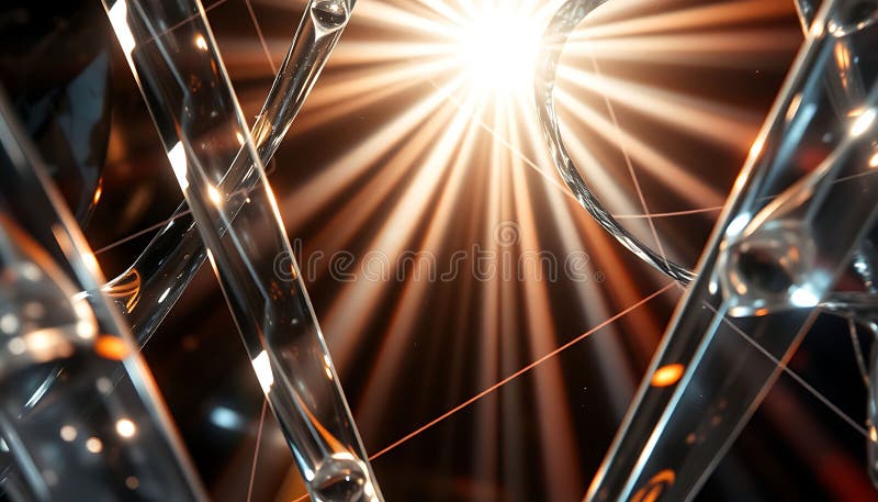 Abstract Light Rays Background, Bright and Dynamic Energy, Stock Photo ...