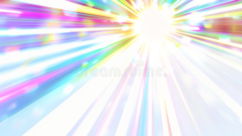 Abstract Light Rays Background, Generative AI Stock Illustration ...