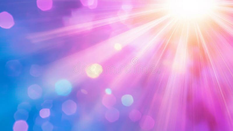 Abstract Light Rays Background with Pastel Colors Stock Illustration ...