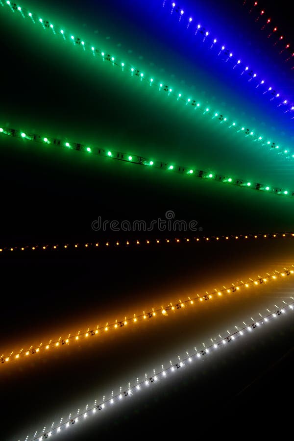 Abstract Light Rays Close Up Stock Image - Image of colored, magic ...