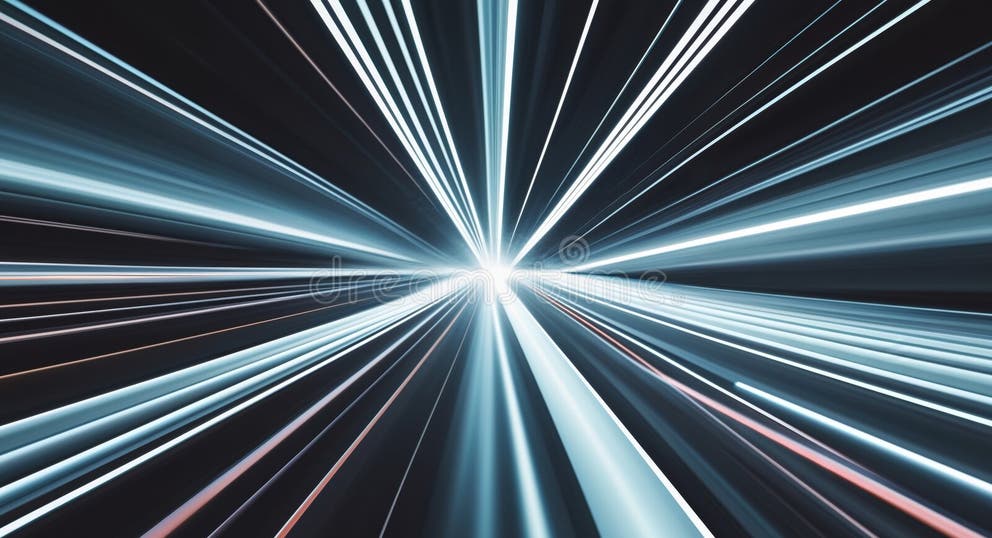 Abstract Light Rays Converging in Darkness - Dynamic Energy and Speed ...