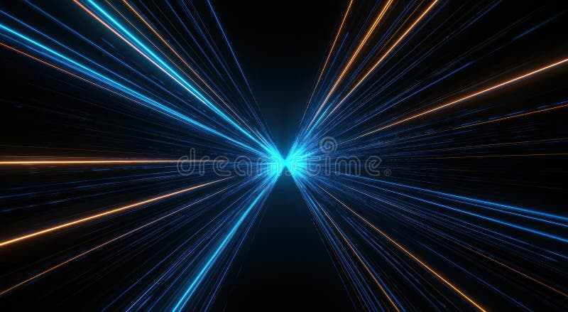 Abstract Light Rays Explosion Stock Illustration - Illustration of ...