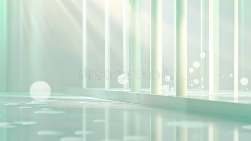 Abstract Light Rays and Reflections on Translucent Surface for Modern ...