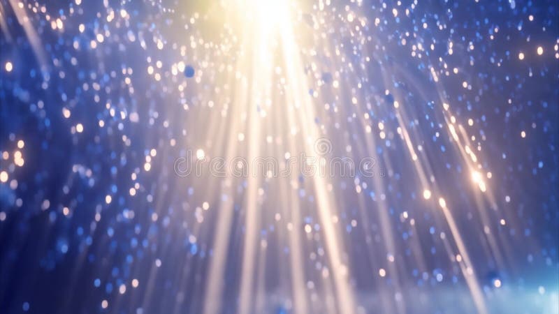 Abstract Light Rays and Shimmering Particles Stock Footage - Video of ...