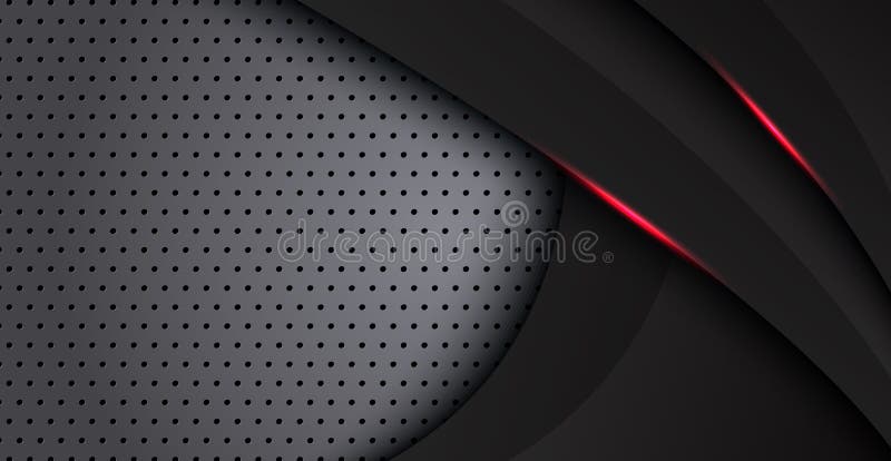 Abstract Light Red Black Space Frame Layout Design Tech Triangle ...