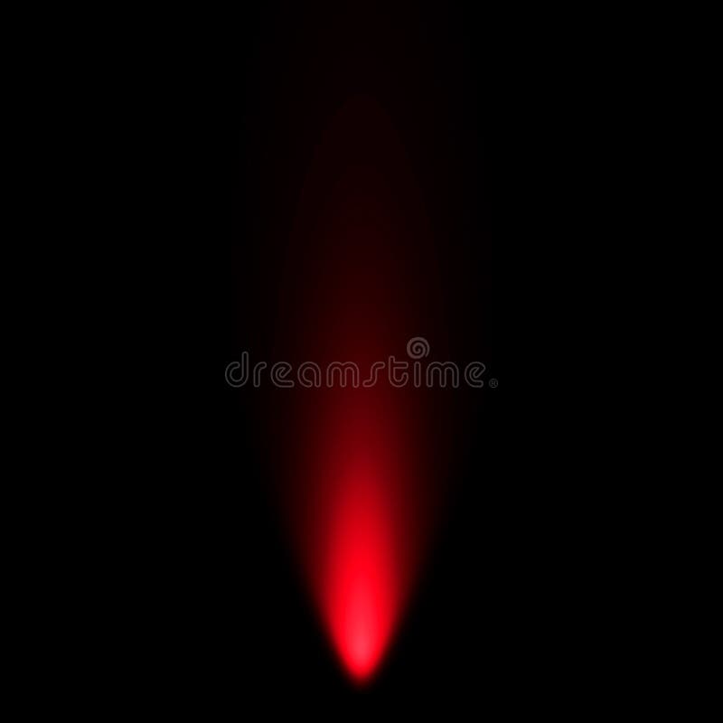 Abstract Light Red Spotlight Warm Ray Light Effect Overlay Realistic ...