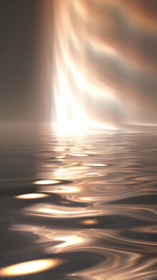 Abstract Light Reflection on Water Surface Stock Photo - Image of light ...