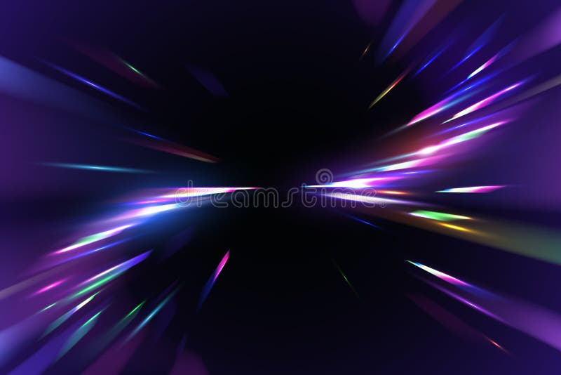 Abstract Light Refraction Effect Background Stock Vector - Illustration ...