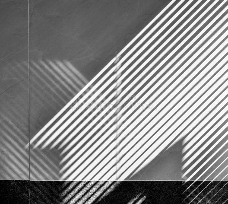 Abstract of Light and Shadow through Blind Window. Stock Photo - Image ...