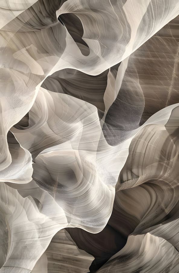 Abstract Light and Shadow Layers Flowing Artistic Texture Stock Photo ...