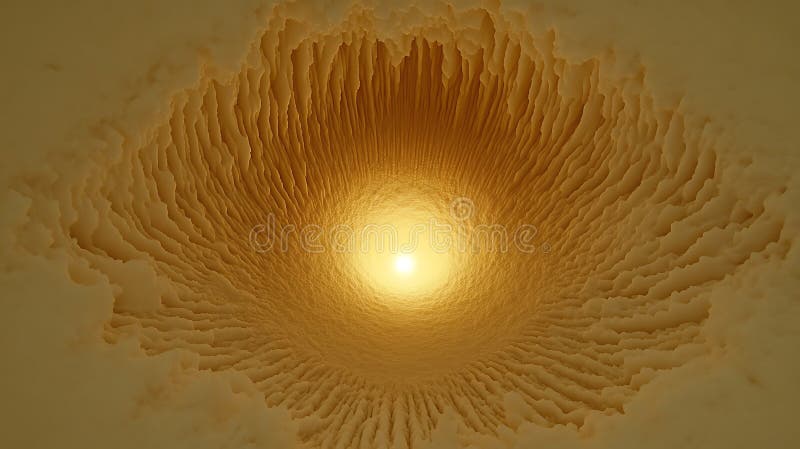 Abstract Light Source within Textured Layered and Circular Opening ...