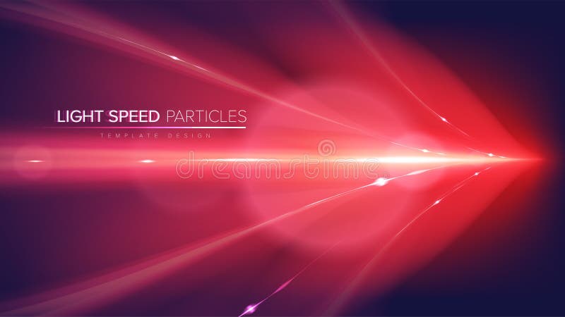 Speed Light Effect Vector stock illustration. Illustration of wave ...