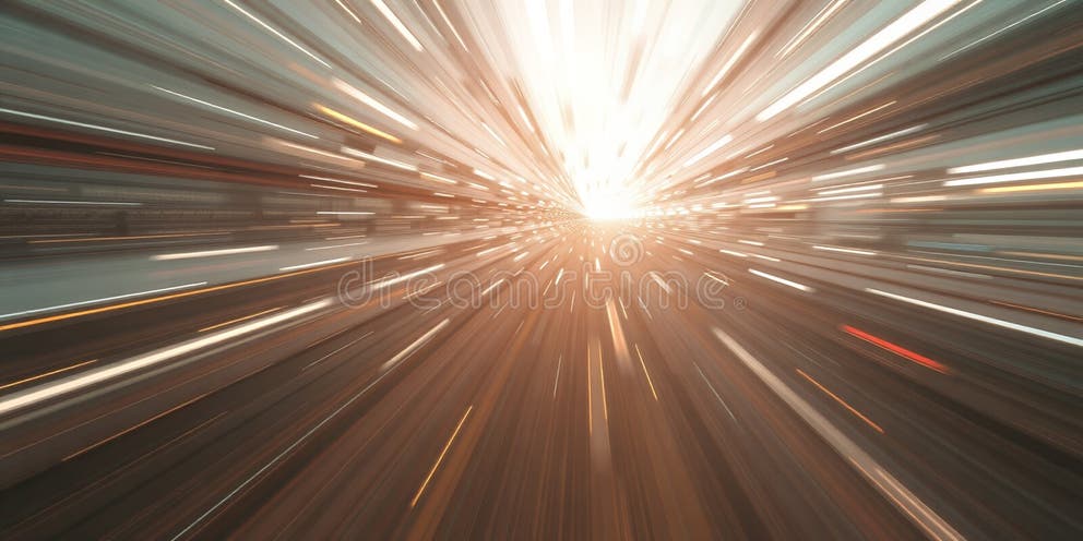 Abstract Light Speed Burst Energy Rays Bright Dynamic Motion Background ...