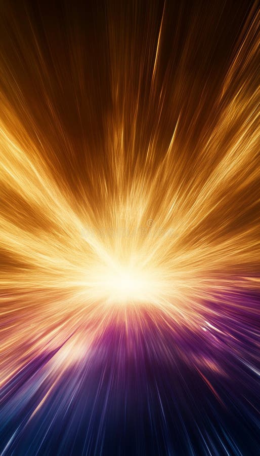 Abstract Light Speed, Hyperspace Warp Background with Streaks of Light ...