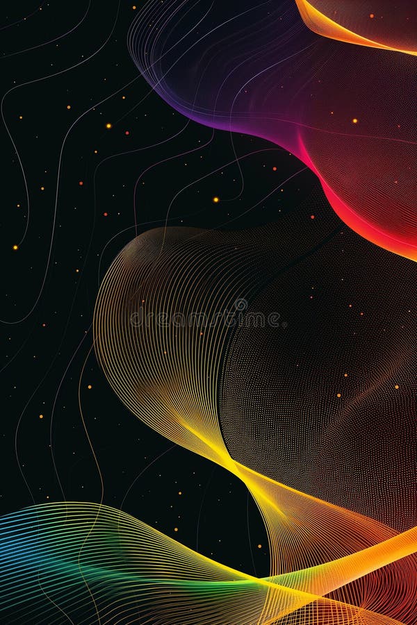 Abstract Light Speed Motion Effect. Gold Color Spiral Glow Effect Stock ...