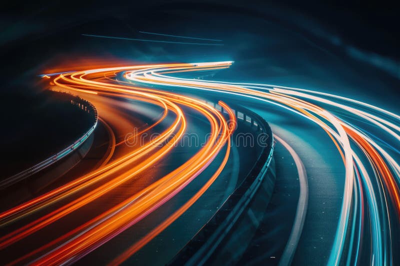 Abstract Light Speed Tunnel with Advanced Visuals, Great for Diverse ...