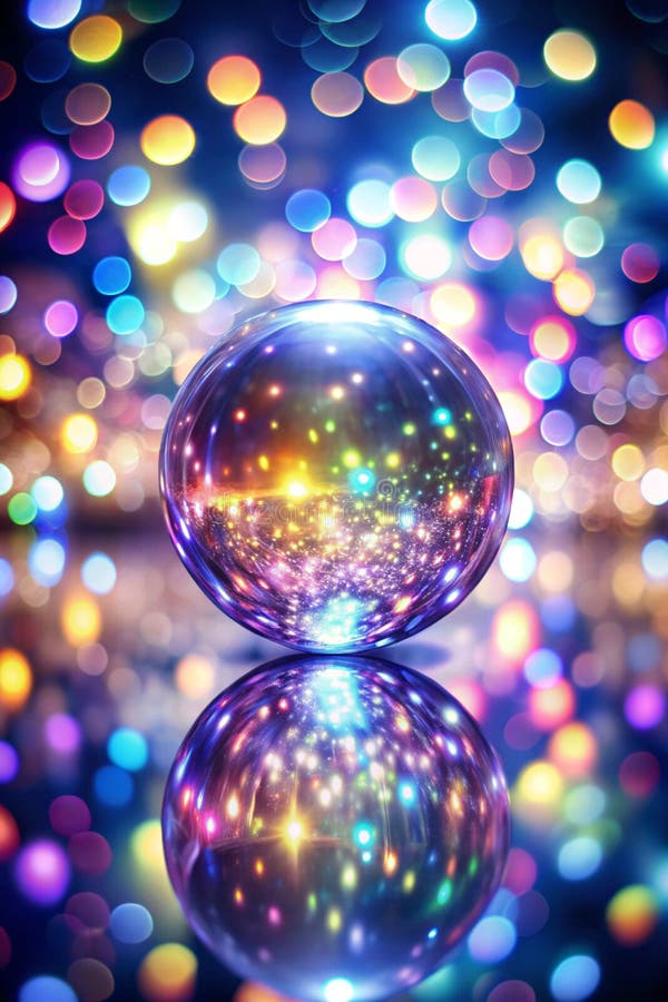 Abstract Light Sphere Effect Background Stock Illustration ...