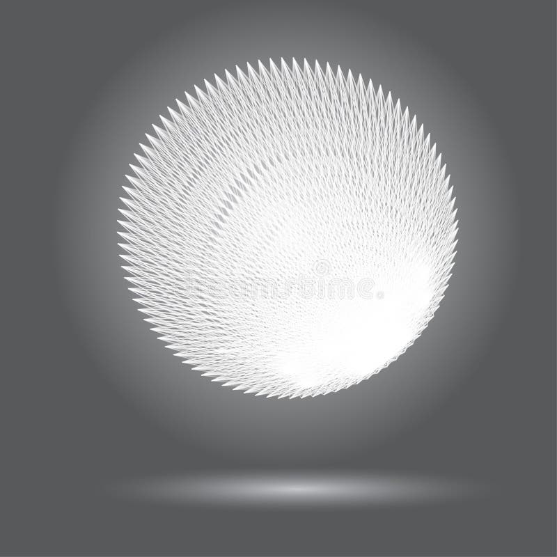 Abstract light sphere stock illustration. Illustration of round - 66132159