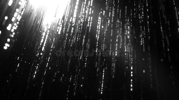 Abstract Light Streaks Falling from Above Stock Illustration ...