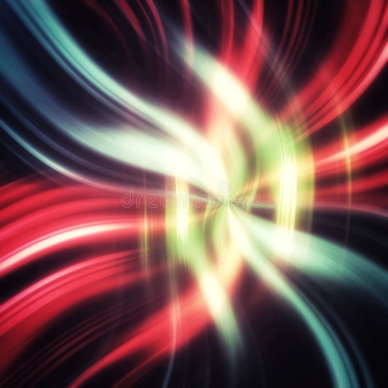Abstract Light Swirl Digitally Generated Background Stock Illustration ...