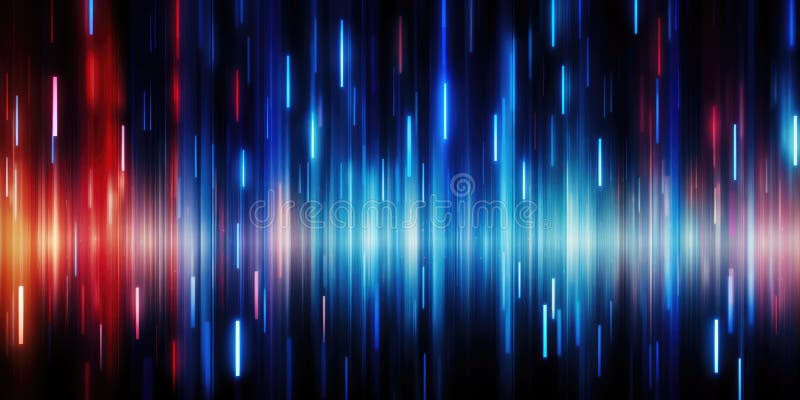 Abstract Light Technology Background Glows in Dark of Comeliness Stock ...