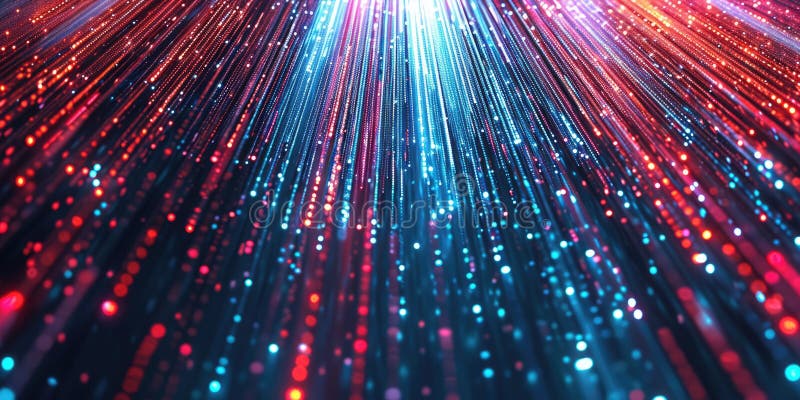 Abstract Light Technology Background Glows in Dark of Comeliness Stock ...