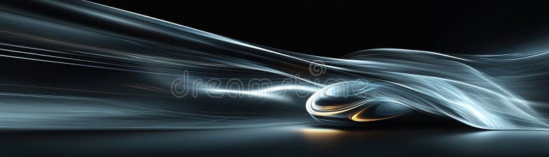 Abstract Light Trails Create Dynamic Patterns in Dark Space with a ...